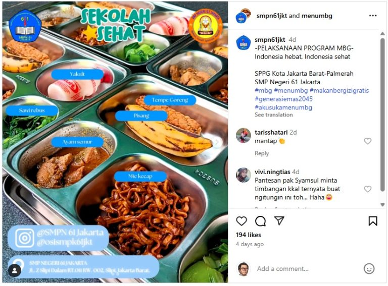 Inspirasi Menu MBG Minggu ke 4 April 2025 - Ralali Blog