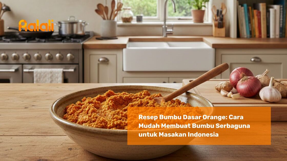 Resep Bumbu Dasar Orange: Cara Mudah Membuat Bumbu Serbaguna untuk ...